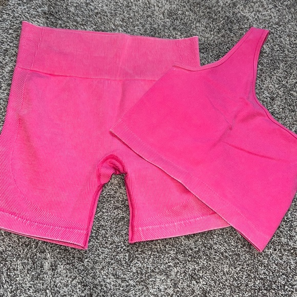 JoyLab | Shorts | Joylab Hot Pink Workout Set | Poshmark
